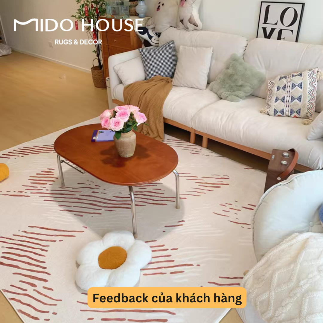 Thảm trải sàn dệt 3D cao cấp Glow – MIDO HOUSE - RUGS & DECOR