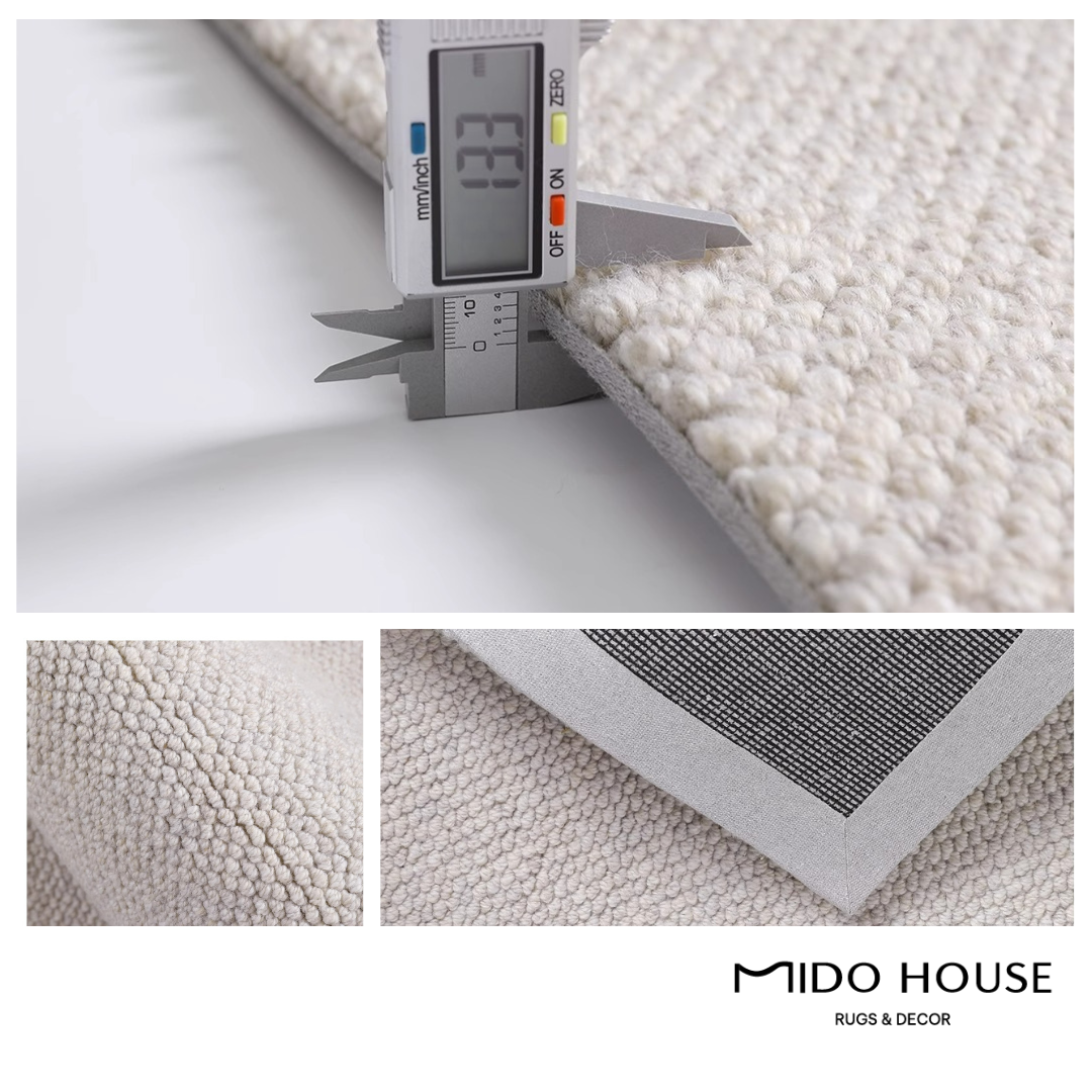 Thảm dệt len New Zealand Aurora - Dove – MIDO HOUSE - RUGS & DECOR