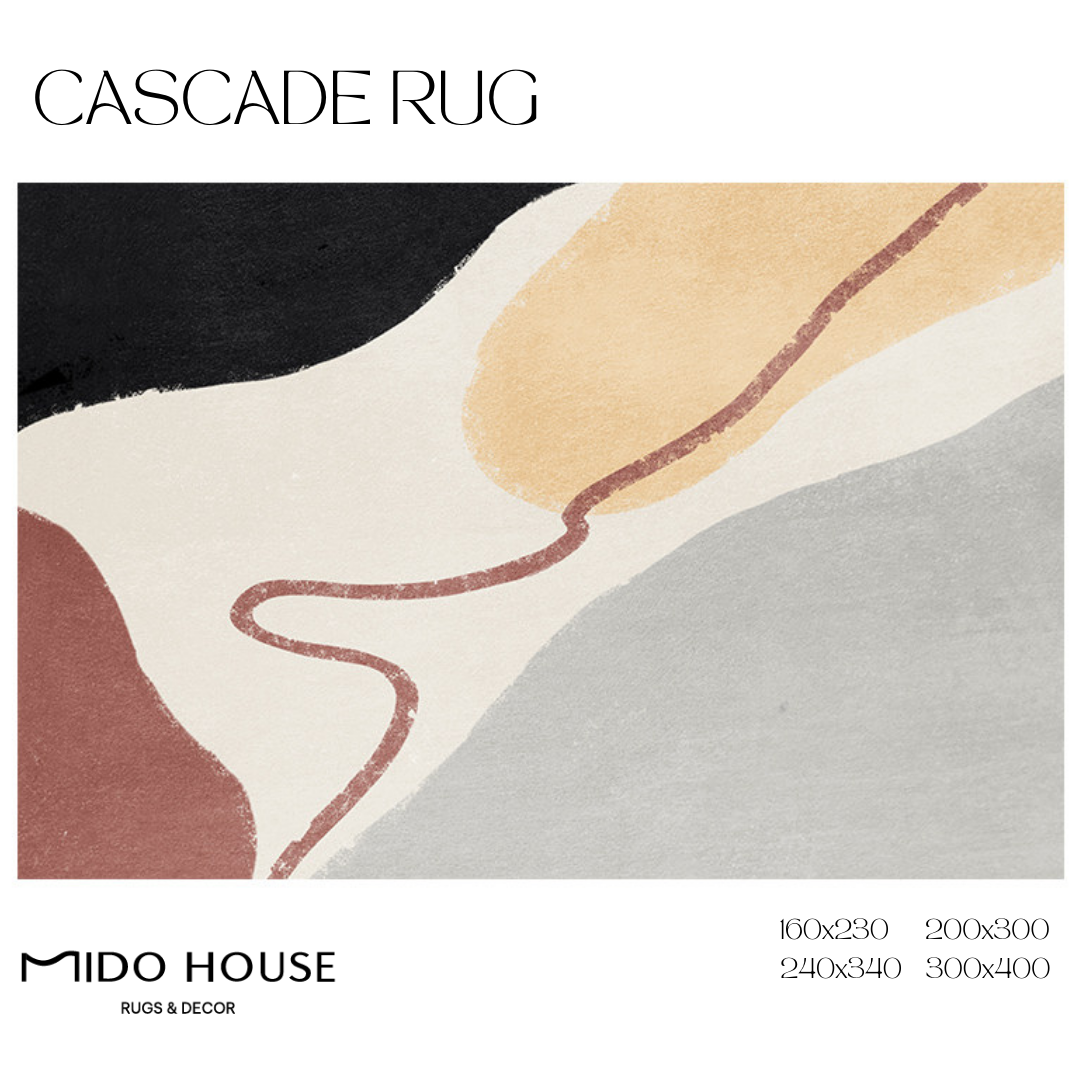 Thảm trải sàn dệt 3D cao cấp Cascade – MIDO HOUSE - RUGS & DECOR