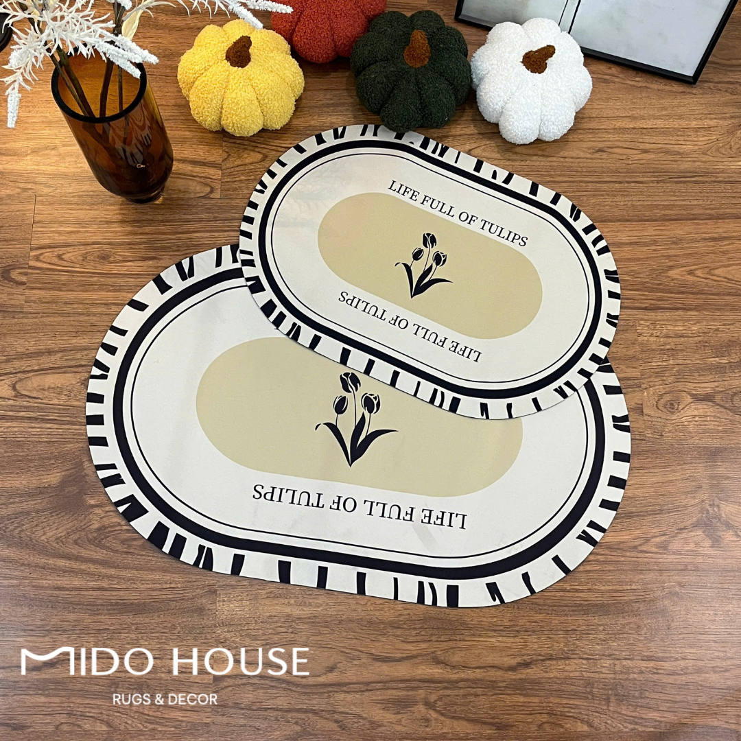 Thảm lau chân cao cấp Mido House - Tulips – MIDO HOUSE - RUGS & DECOR