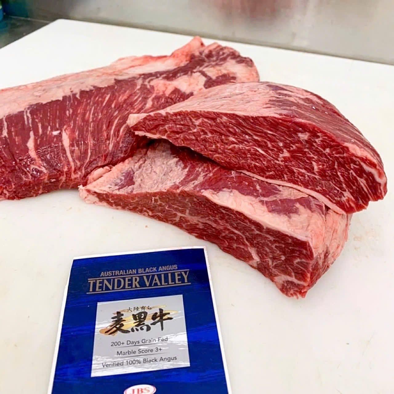 DIỀM BỤNG BÒ BLACK ANGUS MB4 (Tender Valley-Flap Meat Mb4) – Đỉnh Phong ...