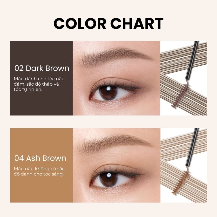 Mascara Lông Mày Peripera Speedy Skinny Brow Mascara – Dalicos