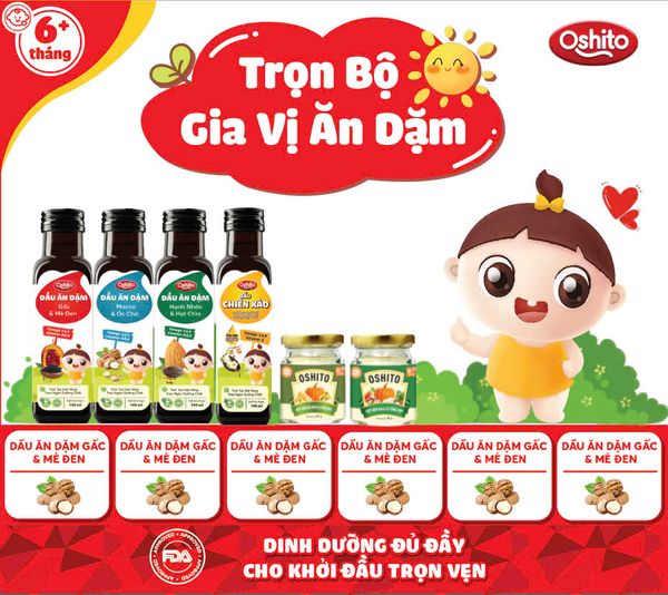 Trọn bộ gia vị ăn dặm oshito - OSHITO - Ăn Dặm Đủ Chất