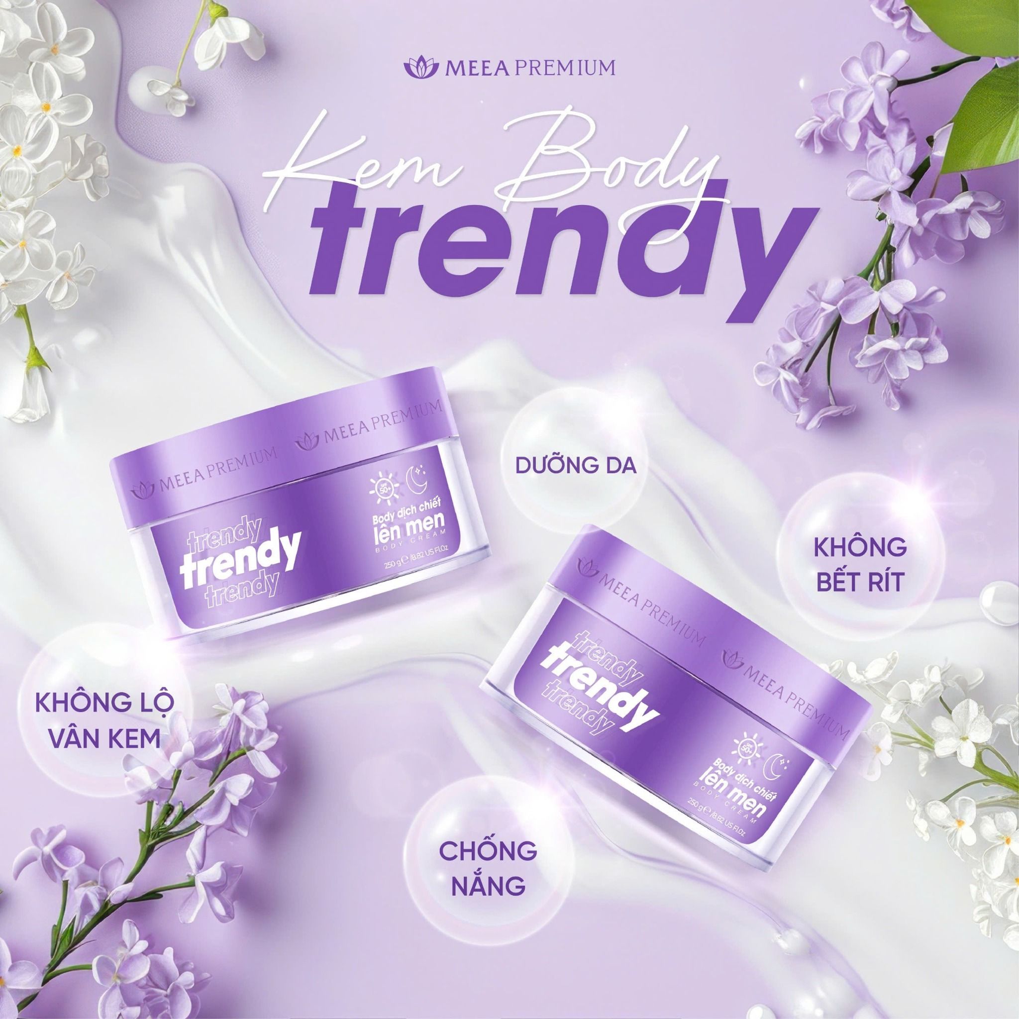 [MEEA PREMIUM] KEM BODY TRENDY 250G – MEEA ORIGIN