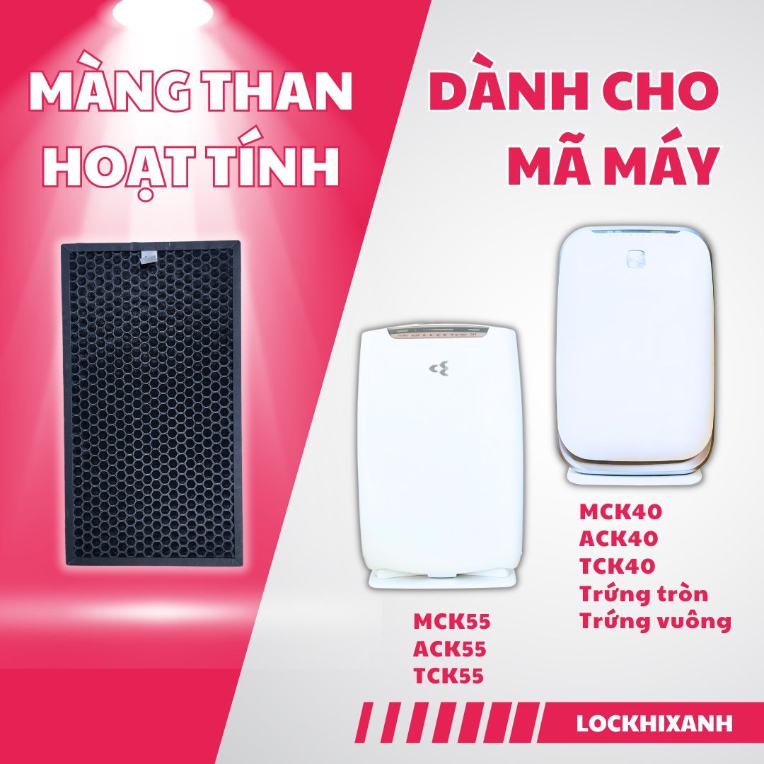 Màng lọc không khí DAIKIN MCK55, TCK55, ACK55, MCK40, ACK40, TCK40 - Lọc Khí Xanh - Màng lọc ...