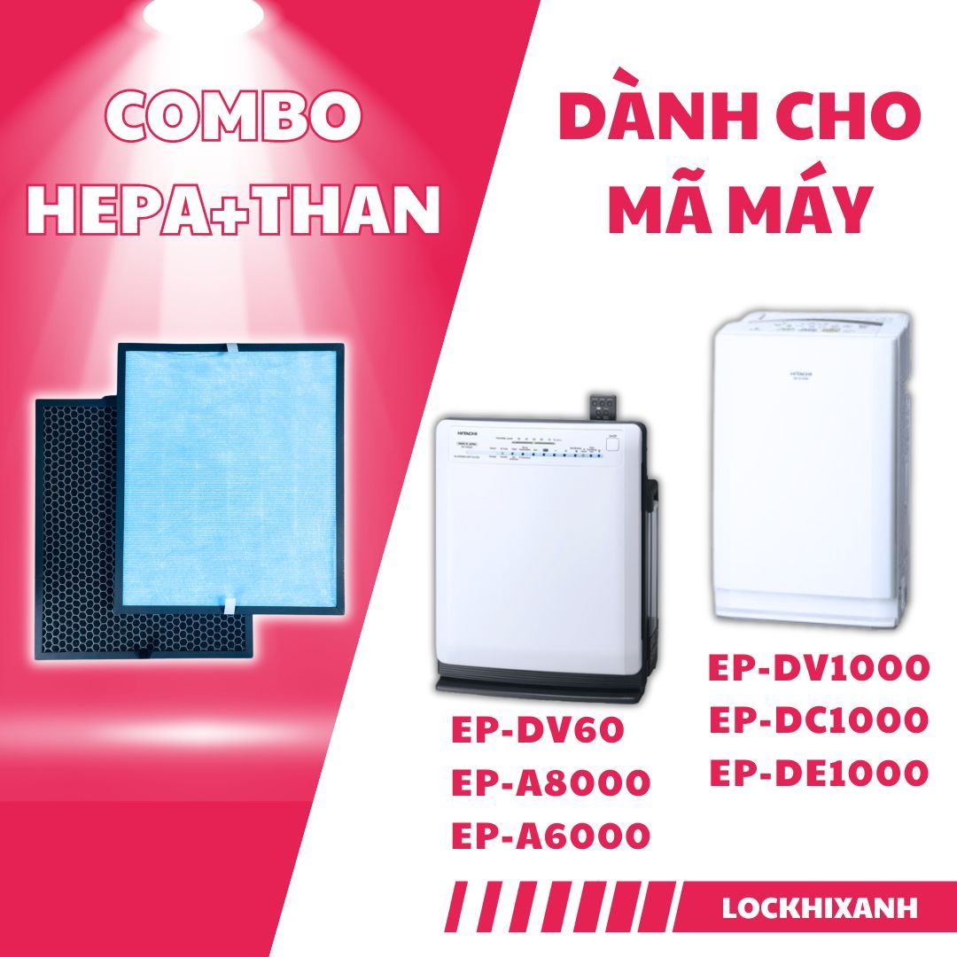 Màng lọc không khí Hitachi EP-A6000 EP-A7000 EP-A8000 EPF-DV1000H - Lọc Khí Xanh - Màng lọc ...