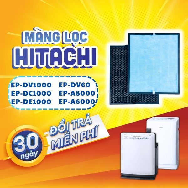 Màng lọc không khí Hitachi EP-A6000 EP-A7000 EP-A8000 EPF-DV1000H - Lọc Khí Xanh - Màng lọc ...