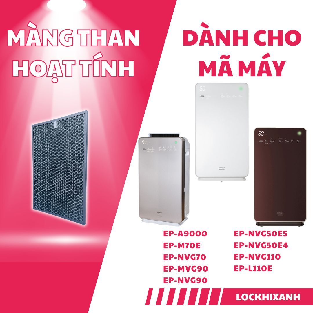 Màng lọc không khí Hitachi NVG90, EP-A9000, NVG70, L110E, NVG110 - Lọc Khí Xanh - Màng lọc không ...