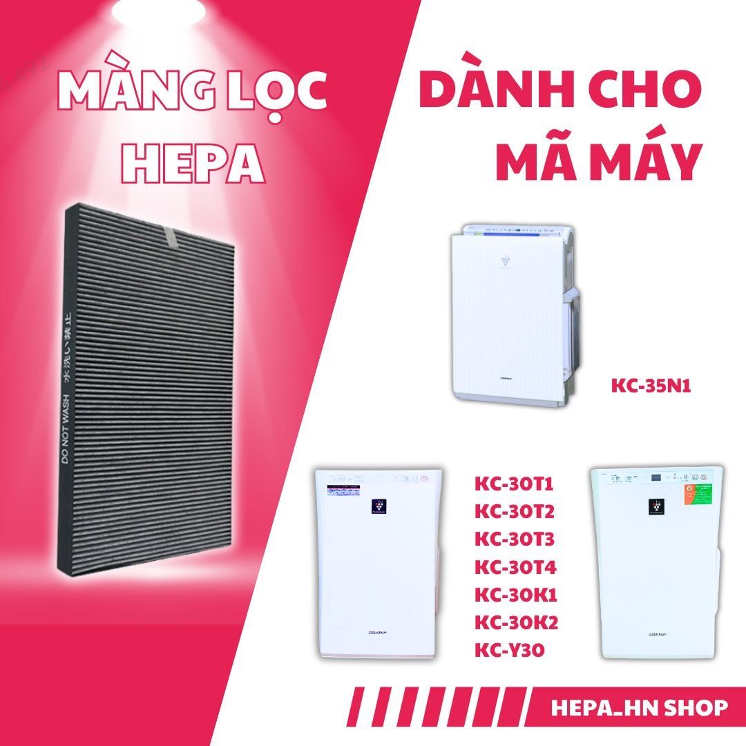 Màng lọc không khí Sharp nội địa nhật - Lọc Khí Xanh - Màng lọc không khí, lõi lọc không khí giá rẻ