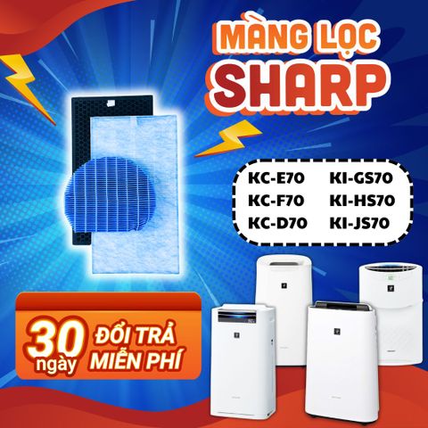 Màng lọc không khí Sharp - Lọc Khí Xanh - Màng lọc không khí, lõi lọc không khí giá rẻ