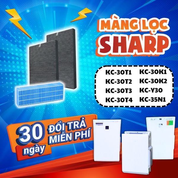 Màng lọc không khí Sharp nội địa nhật - Lọc Khí Xanh - Màng lọc không khí, lõi lọc không khí giá rẻ