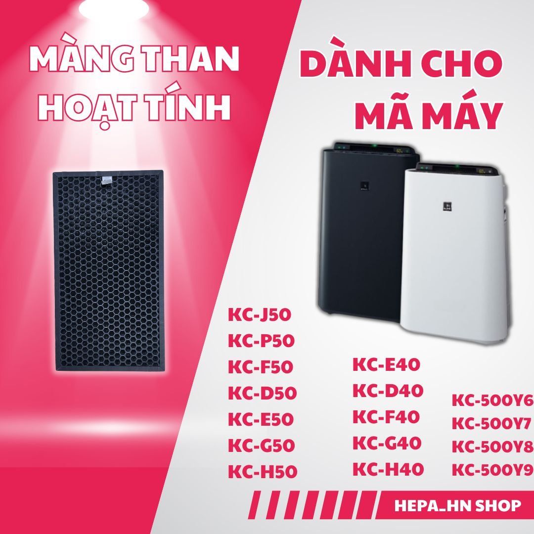 Màng lọc không khí Sharp KC-P50-W, KC-J50, D50, H50, E50, F50, G50, 50 - Lọc Khí Xanh - Màng lọc ...