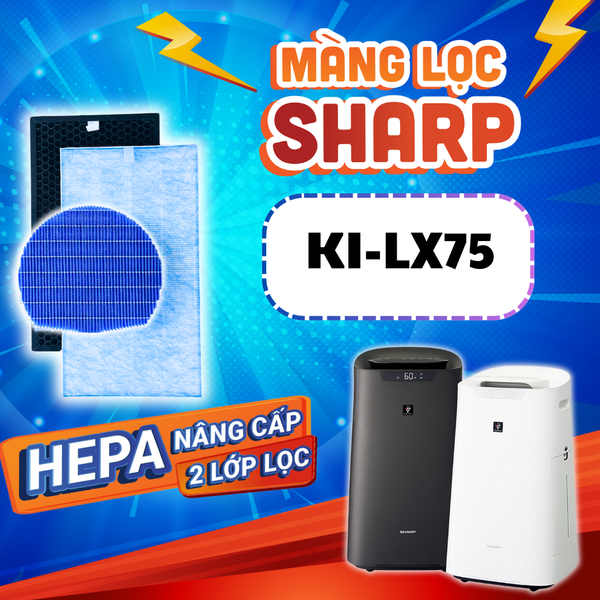 Màng lọc không khí Sharp KI-LX75, lõi lọc không khí Sharp giá tốt, chấ - Lọc Khí Xanh - Màng lọc ...