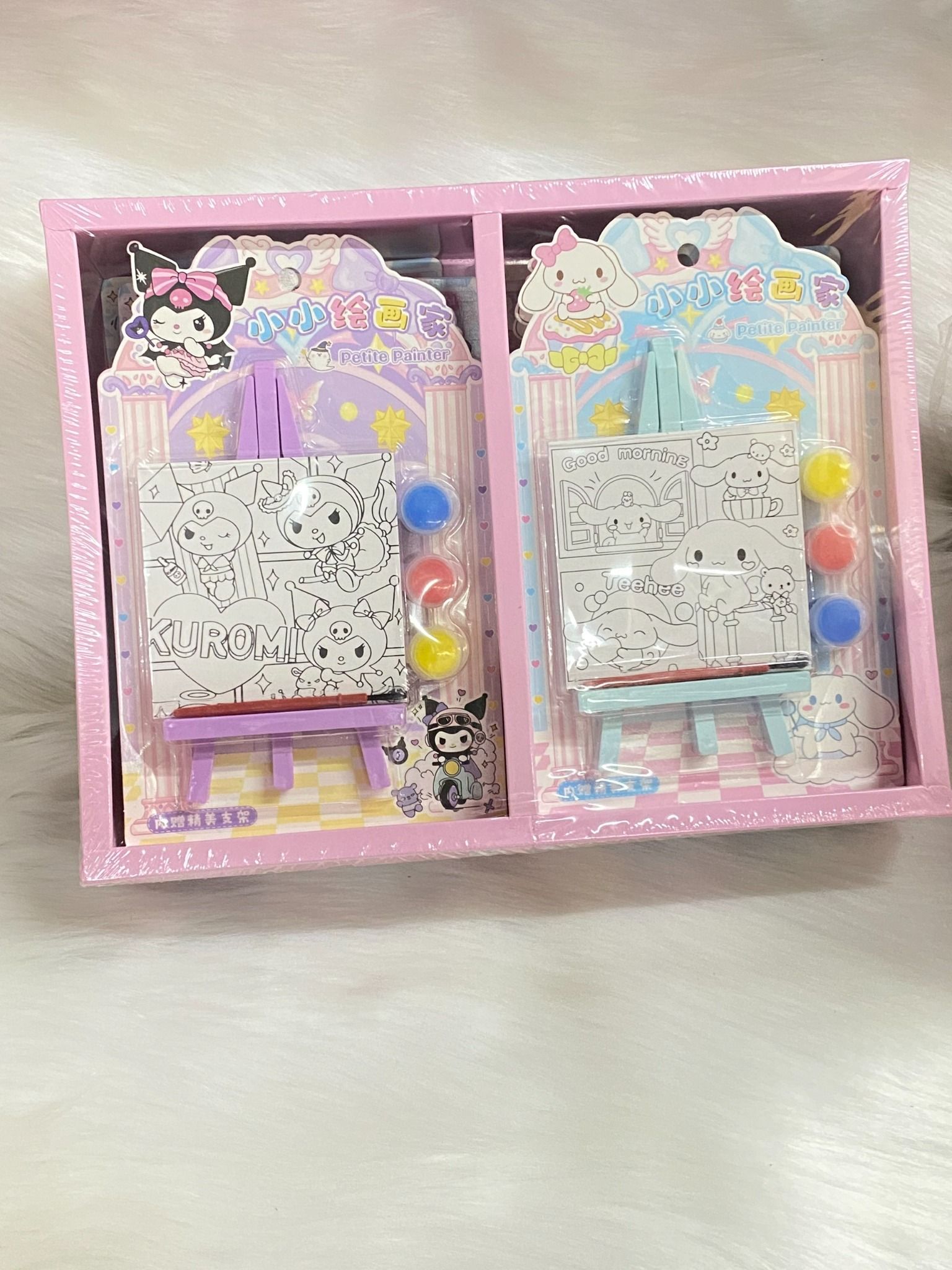 Bộ tô màu tranh có giá để tranh mini (3068) – Nga Vpp - 23 Tháp Mười