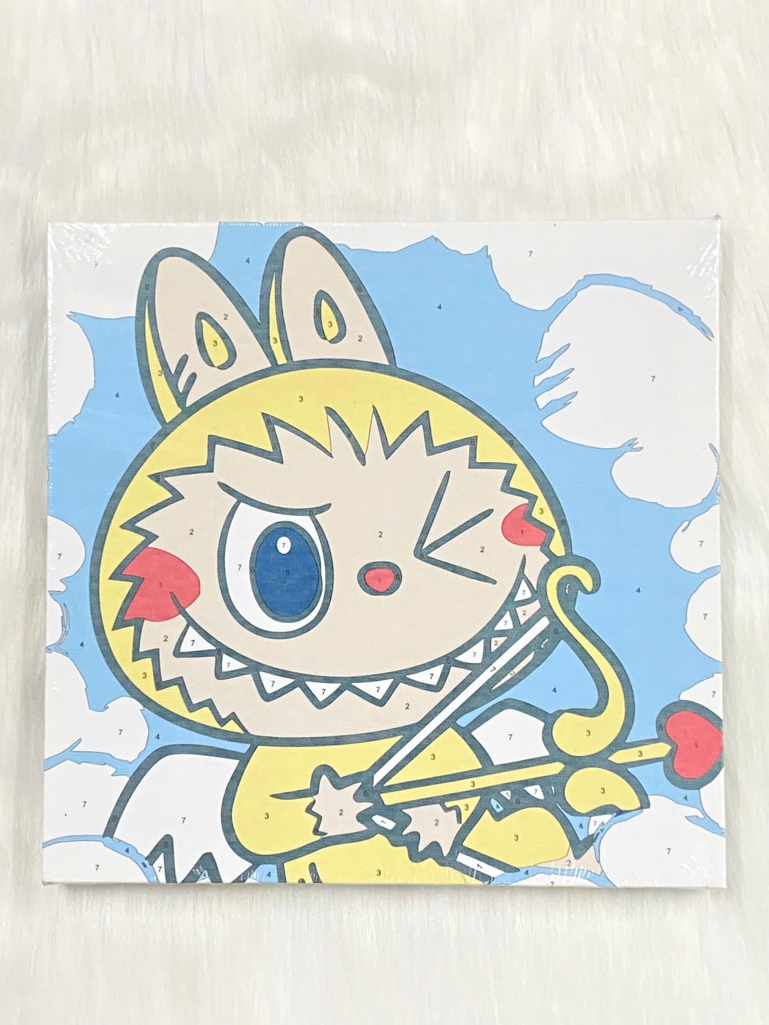 Tranh tô màu mẫu Labubu - 20x20cm – Nga Vpp - 23 Tháp Mười