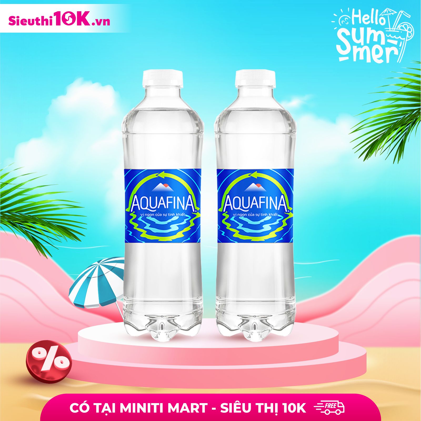 Nước tinh khiết Aquafina 500ml 24/T – sieuthi10k.vn