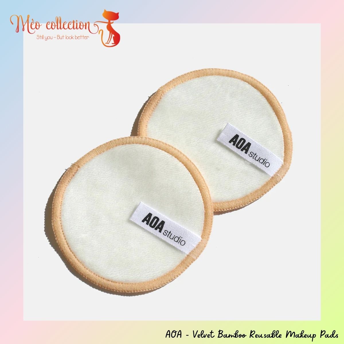 AOA - Velvet Bamboo Reusable Makeup Pads – meo.collection