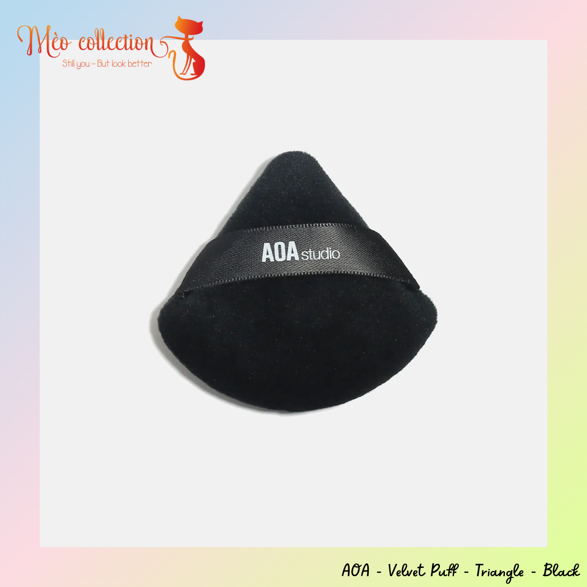 Bông phấn trang điểm AOA - Velvet Puff – meo.collection