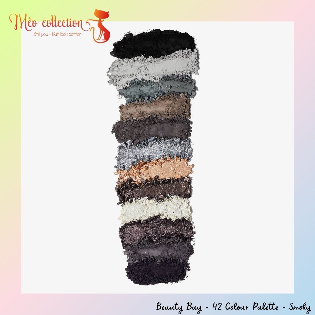 Bảng phấn mắt Beauty Bay - 42 Colour Palette - Rich 42 ô – meo.collection