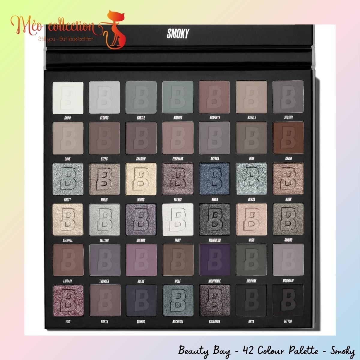 Bảng phấn mắt Beauty Bay - 42 Colour Palette - Rich 42 ô – meo.collection