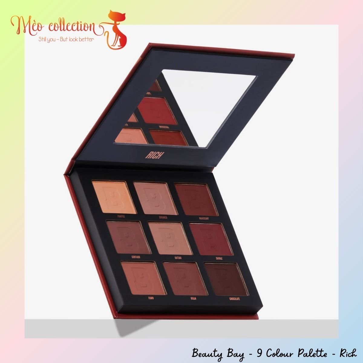 Bảng phấn mắt Beauty Bay - 9 Colour Palette - Rich 9 ô – meo.collection