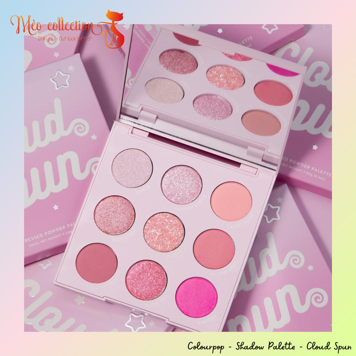 Bảng phấn mắt Colourpop - Shadow Palette - Cloud Spun 9 ô – meo.collection
