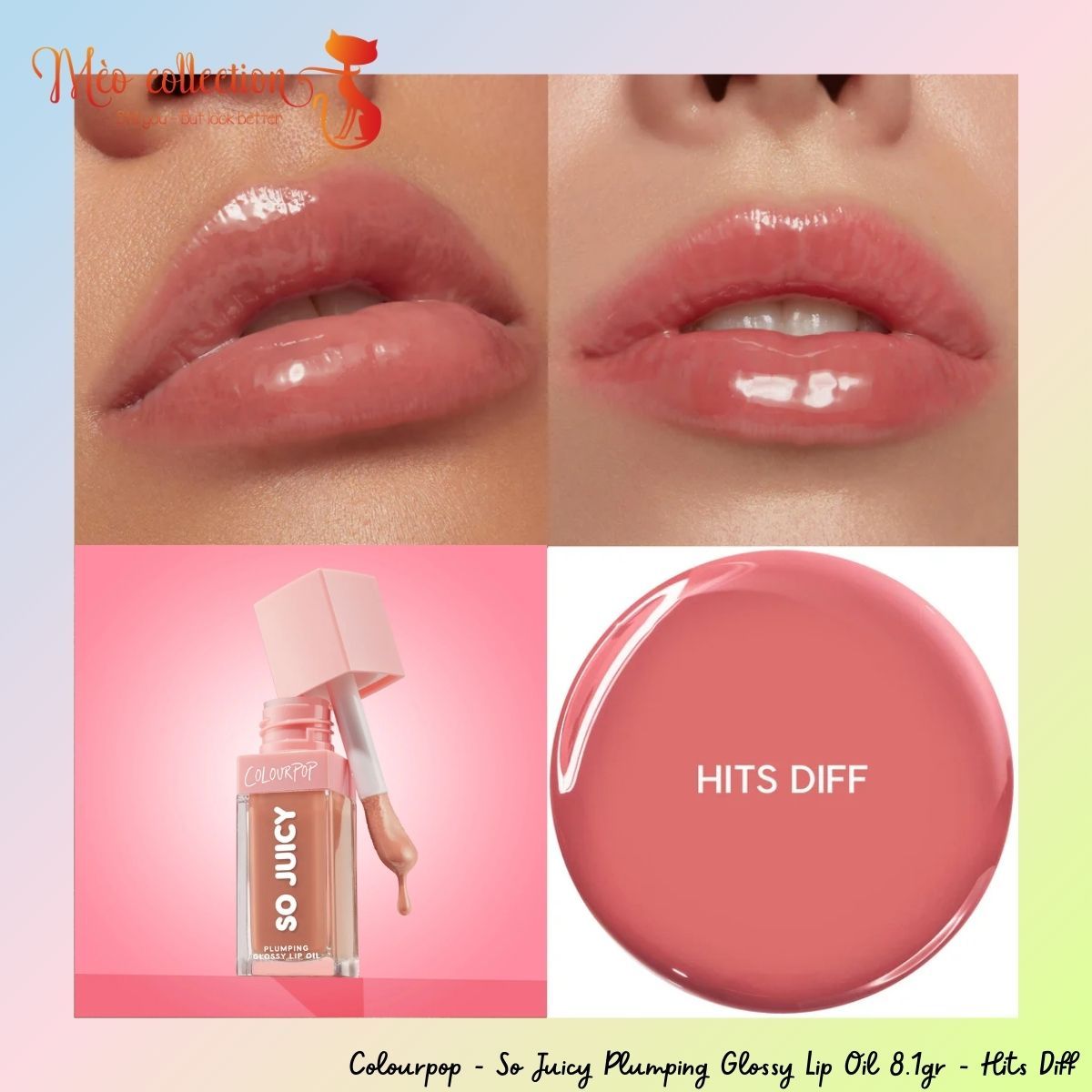 Son bóng/ Dầu dưỡng môi Colourpop - So Juicy Plumping Glossy Lip Oil 8 – meo.collection