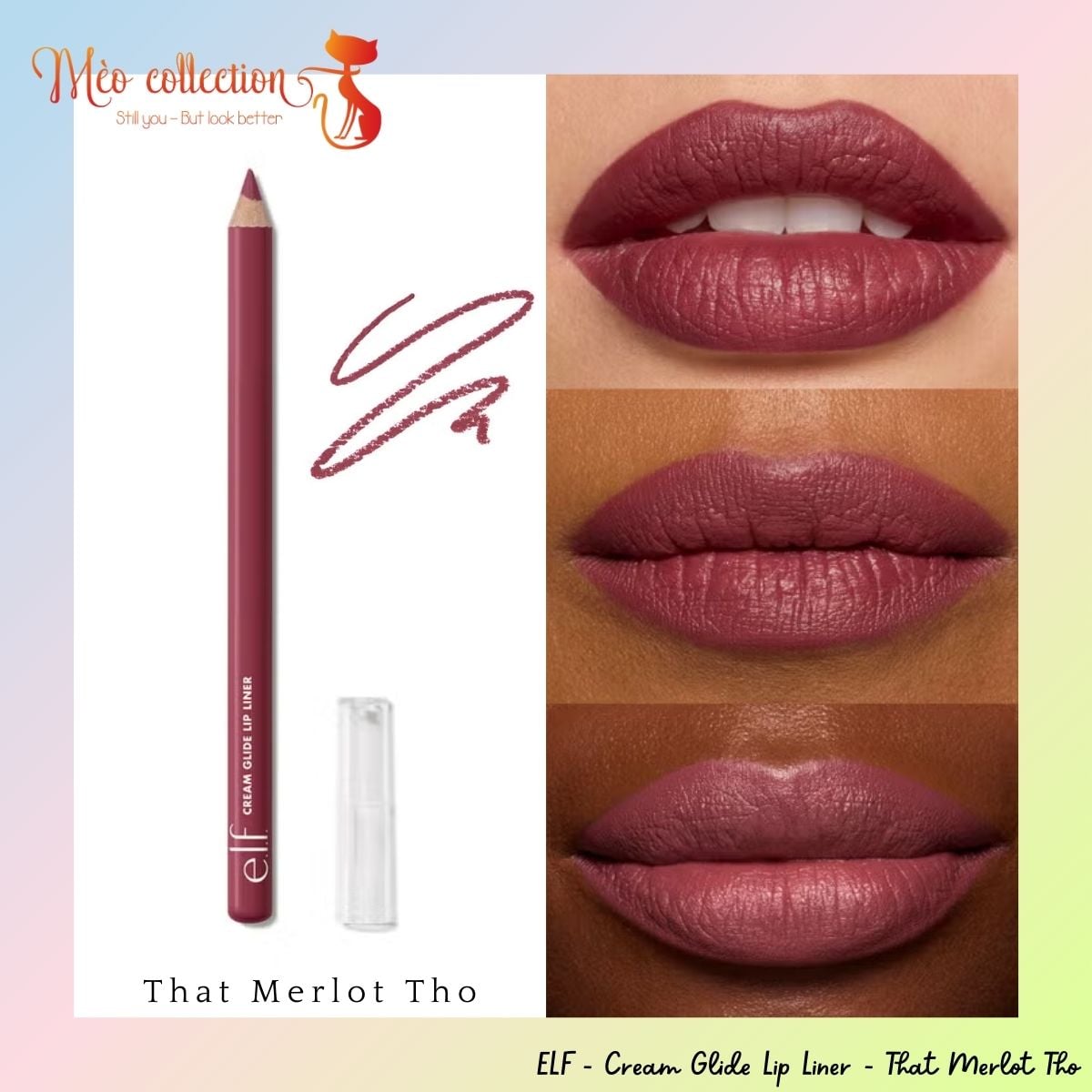 Chì kẻ môi dạng chuốt ELF - Cream Glide Lip Liner – meo.collection