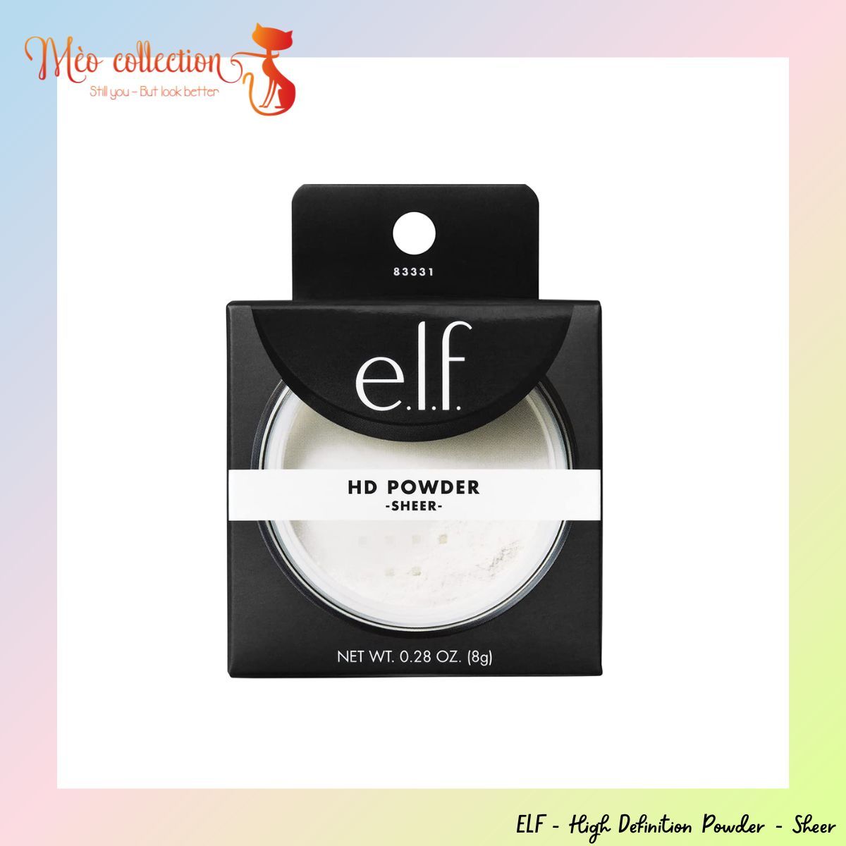 Phấn phủ ELF High Definition (HD) Powder màu Sheer – meo.collection