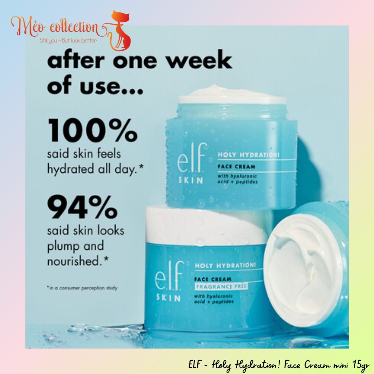 Kem dưỡng ẩm ELF - Holy Hydration! Face Cream mini 15gr – meo.collection