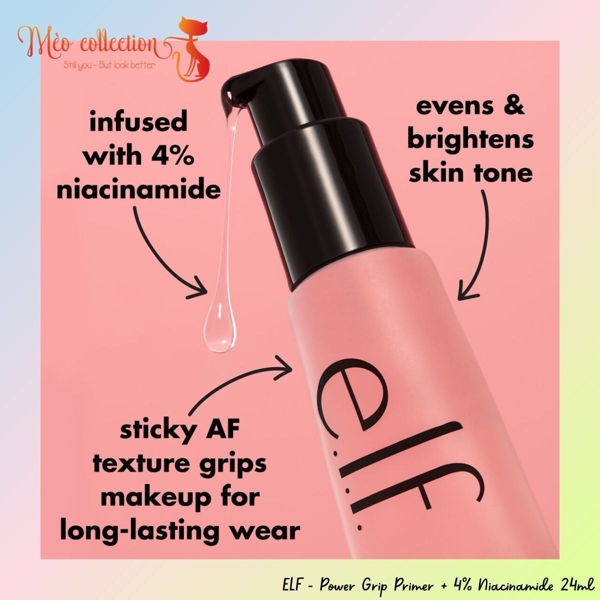Kem lót ELF - Power Grip Primer (+ 4% Niacinamide) các loại – meo ...