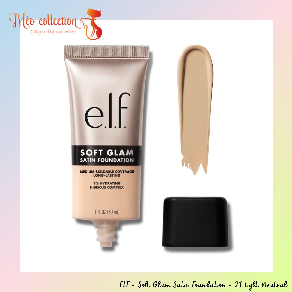 Kem nền ELF - Soft Glam Satin Foundation 30ml – meo.collection