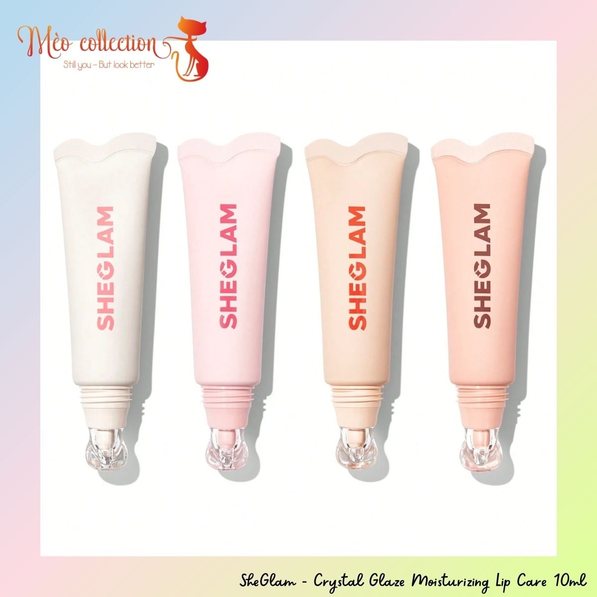 Son bóng dưỡng môi SheGlam - Crystal Glaze Moisturizing Lip Care 10ml ...