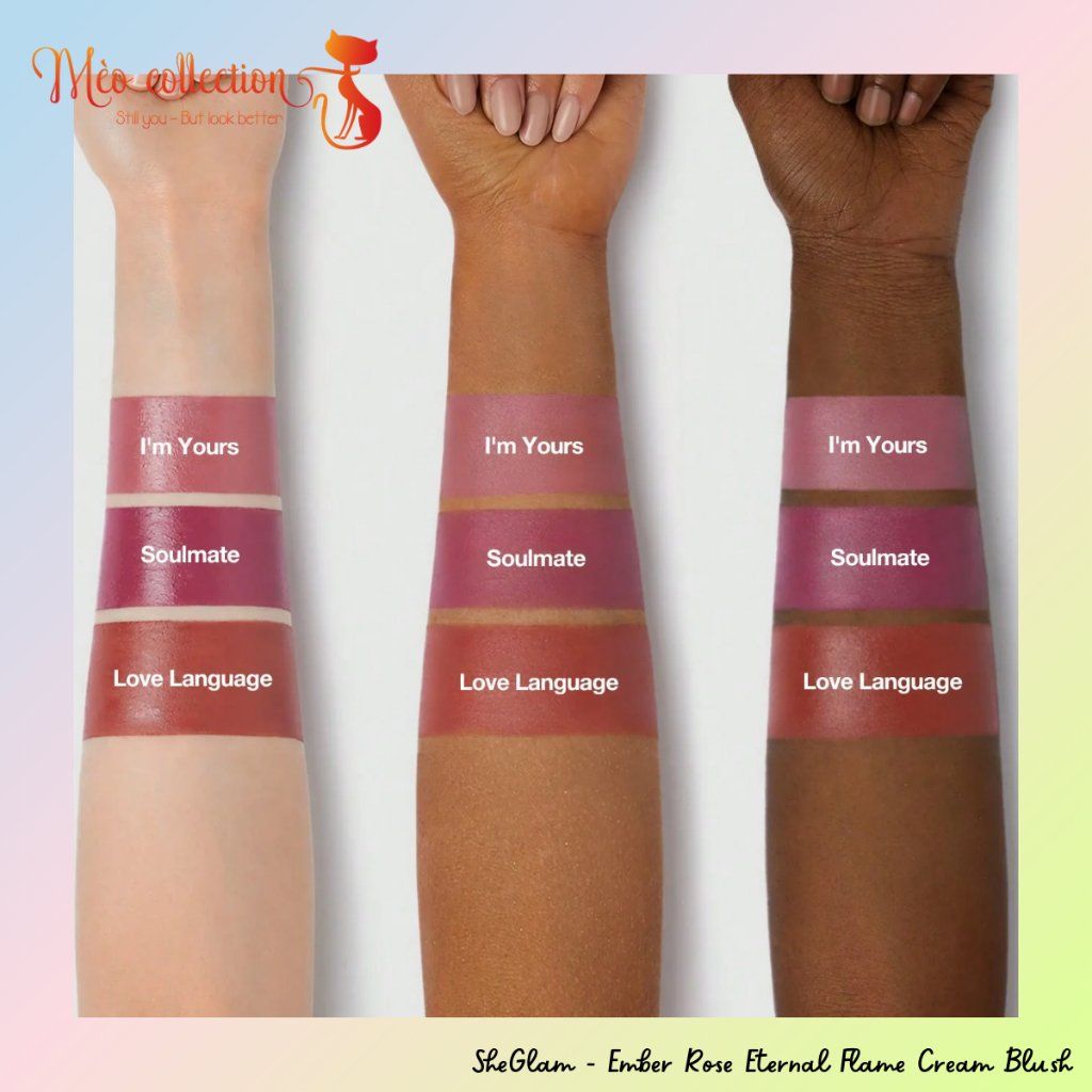 Má hồng dạng kem SheGlam - Ember Rose Eternal Flame Cream Blush 3.5gr ...