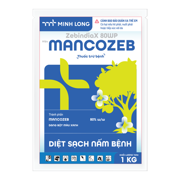 MANCOZEB 80WP – Minh Long Agro