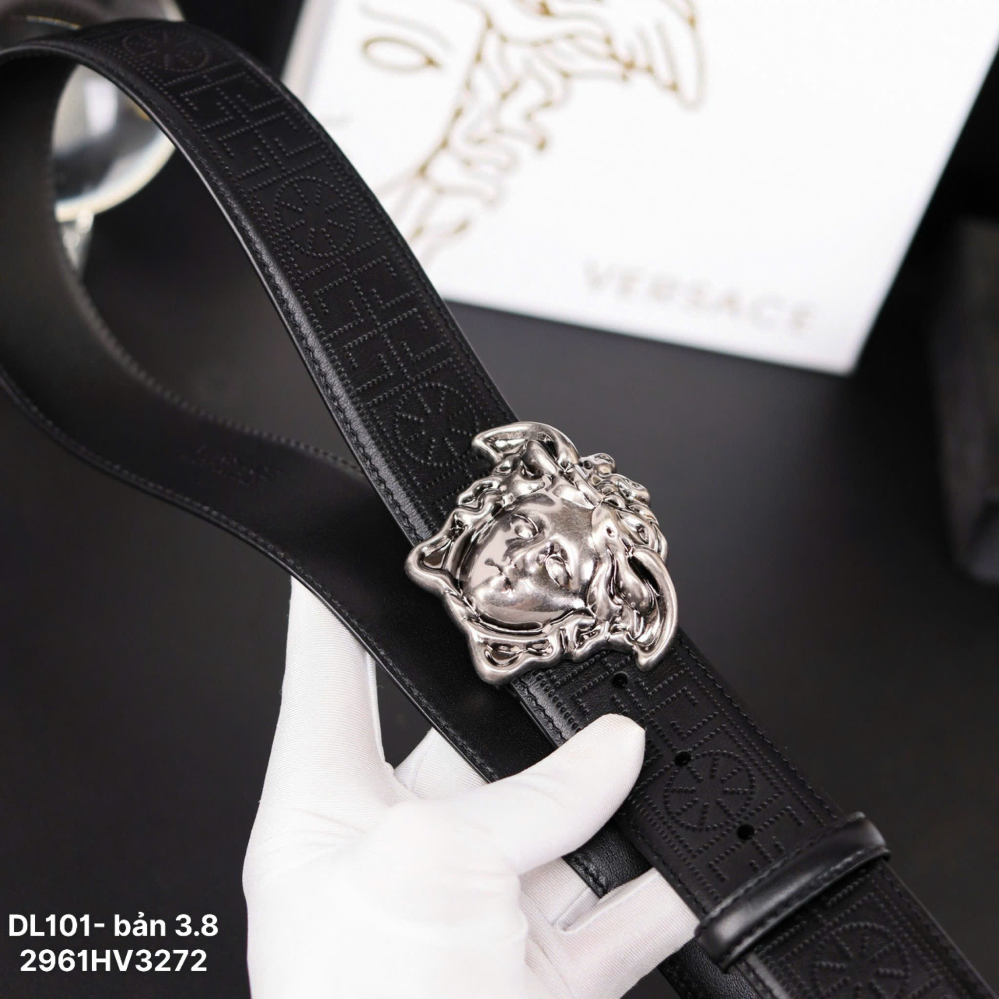 Dây Lưng Nam, Thắt Lưng Nam Da Bò Thật Cao Cấp Versace DL101 - Magalymen