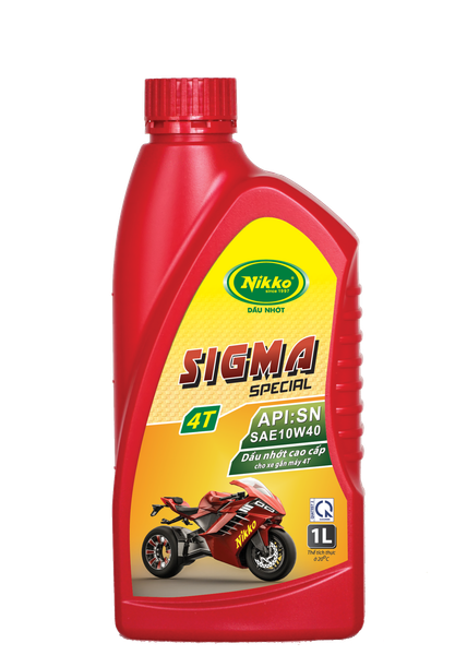 NIKKO SIGMA SPECIAL ENGINE OIL API: SN, JASO MA2 – SAE 10W40 – nikko