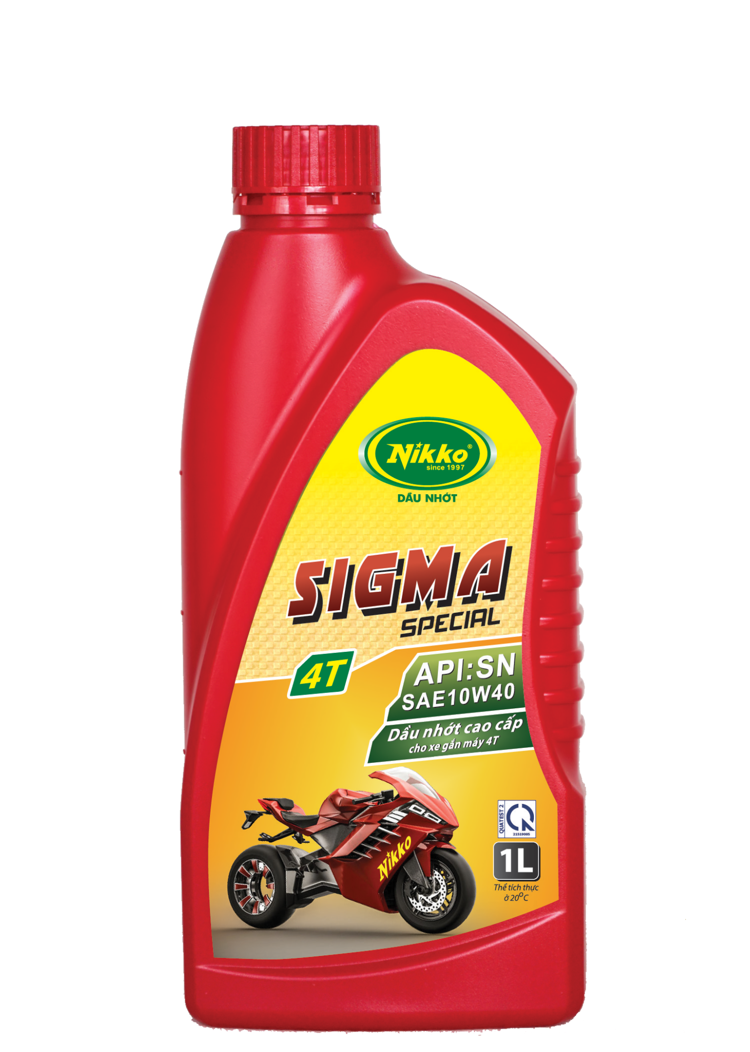 NIKKO SIGMA SPECIAL ENGINE OIL API: SN, JASO MA2 – SAE 10W40 – nikko