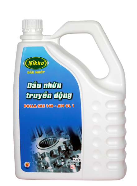 NIKKO POLLA GEAR OIL PHẨM CẤP API: GL-1 ĐỘ NHỚT SAE 140 – nikko