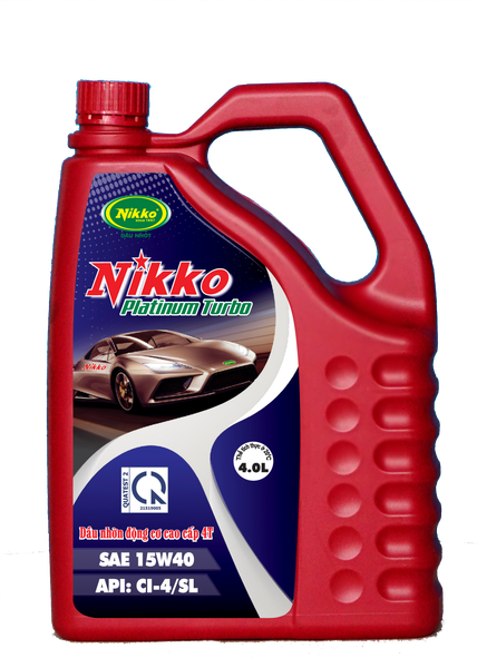 NIKKO PLATINUM TURBO ENGINE OIL PHẨM CẤP API: CI-4/SL ĐỘ NHỚT SAE 15W4 ...
