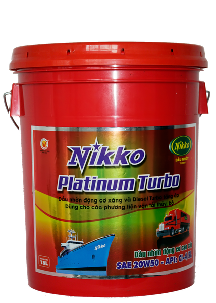 NIKKO PLATINUM TURBO ENGINE OIL PHẨM CẤP API: CI-4/SL ĐỘ NHỚT SAE 20W5 ...