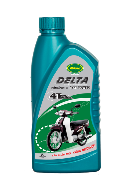 NIKKO DELTA 4T ENGINE OIL PHẨM CẤP API: SF ĐỘ NHỚT SAE 20W50 – nikko