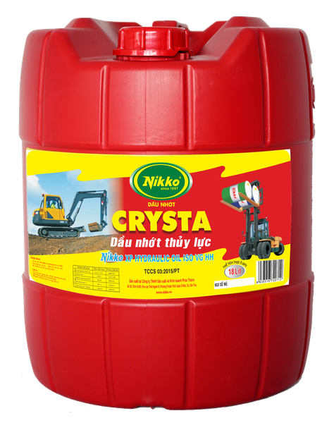 NIKKO CRYSTA HYDRAULIC OIL PHẨM CẤP ISO VG HH ĐỘ NHỚT 68 – nikko