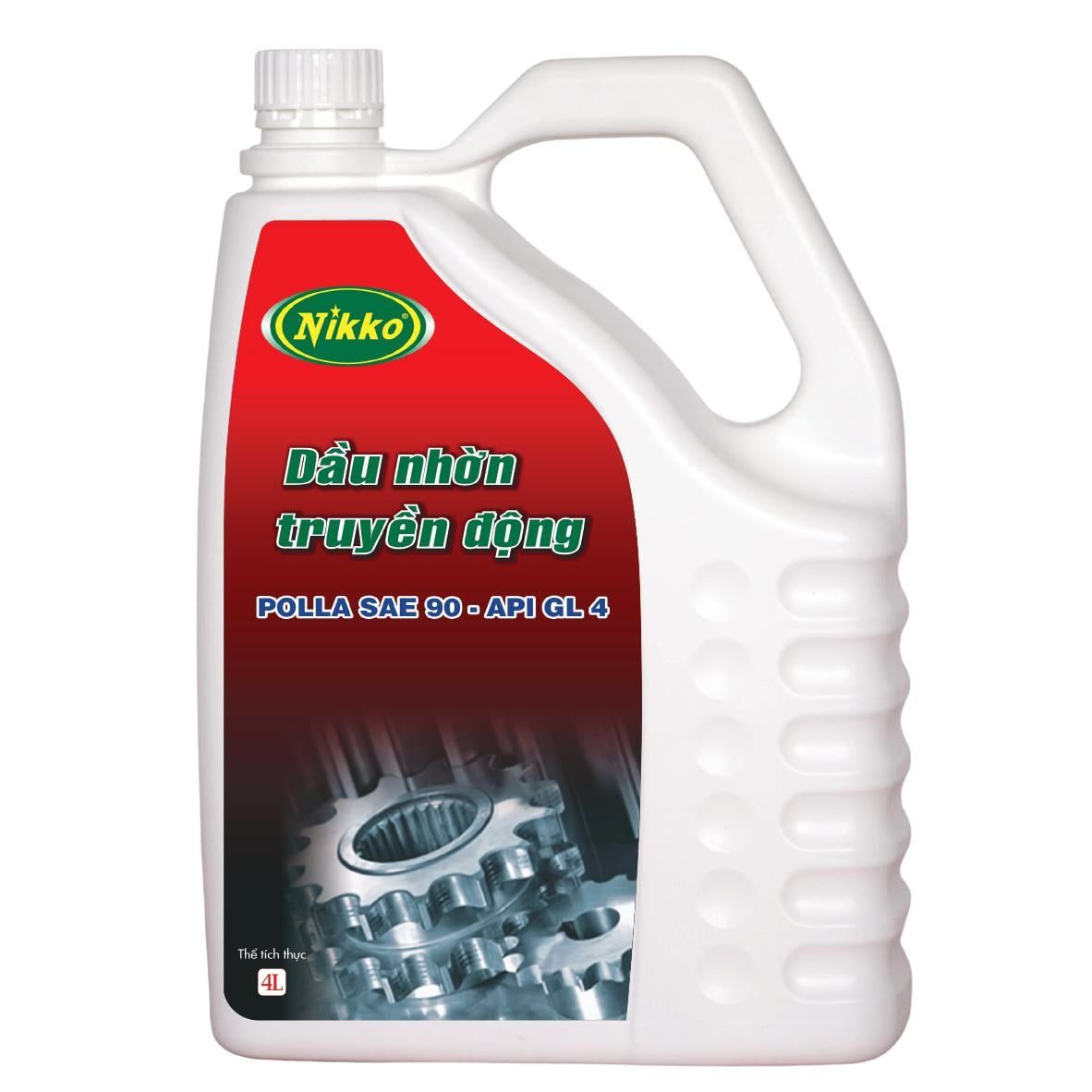 NIKKO POLLA GEAR OIL PHẨM CẤP API: GL-4 ĐỘ NHỚT SAE 90 – nikko