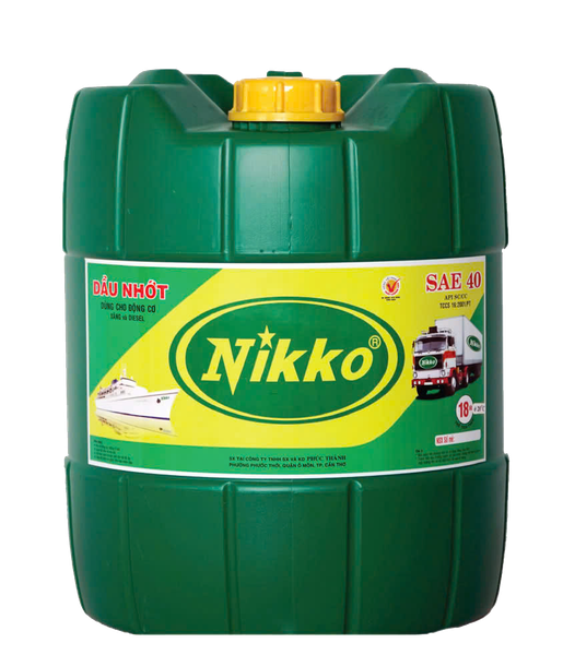NIKKO STANDA ENGINE OIL PHẨM CẤP API: SC/CC ĐỘ NHỚT SAE 40 – nikko