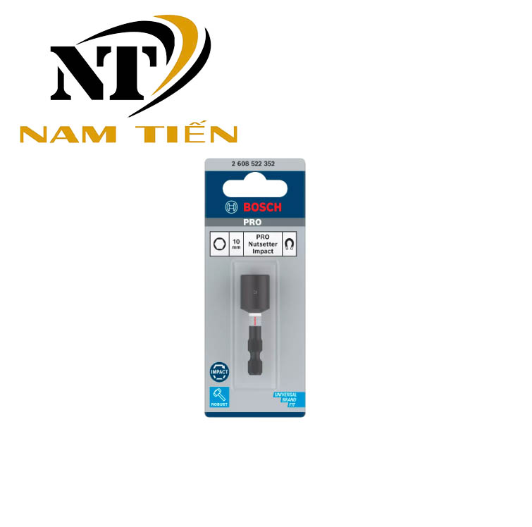 Đầu bắn vít tôn 10mm Bosch 2608522352