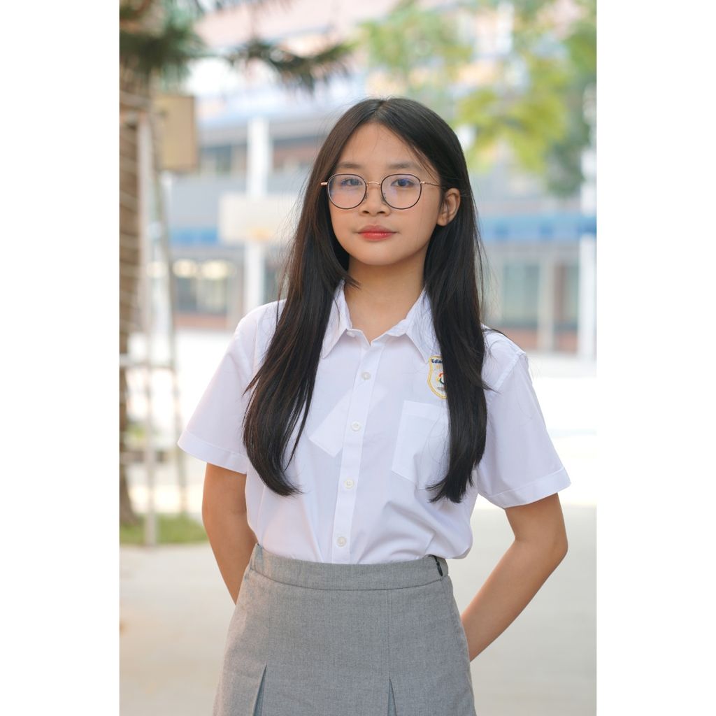 Áo sơ mi cộc tay HS– Edison Schools