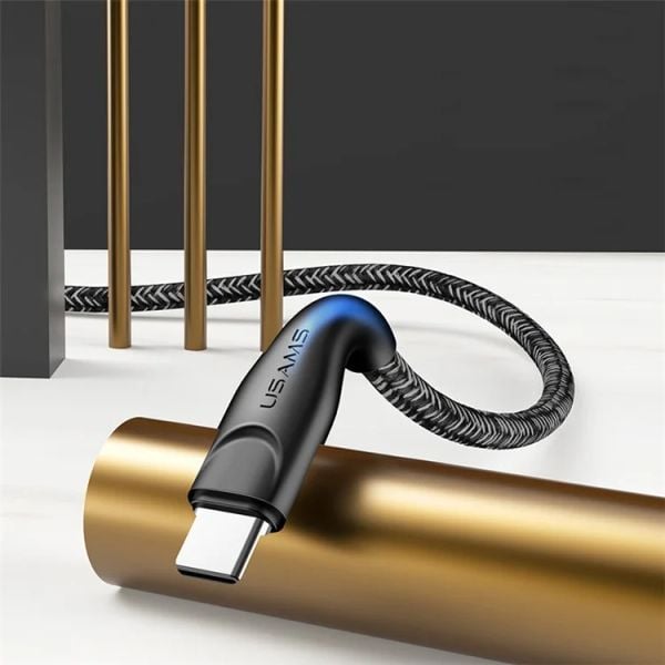 Cáp Sạc Nhanh USB to Type-C USAMS U41 (1M, Nylon Braided) - USAMS Vietnam Official