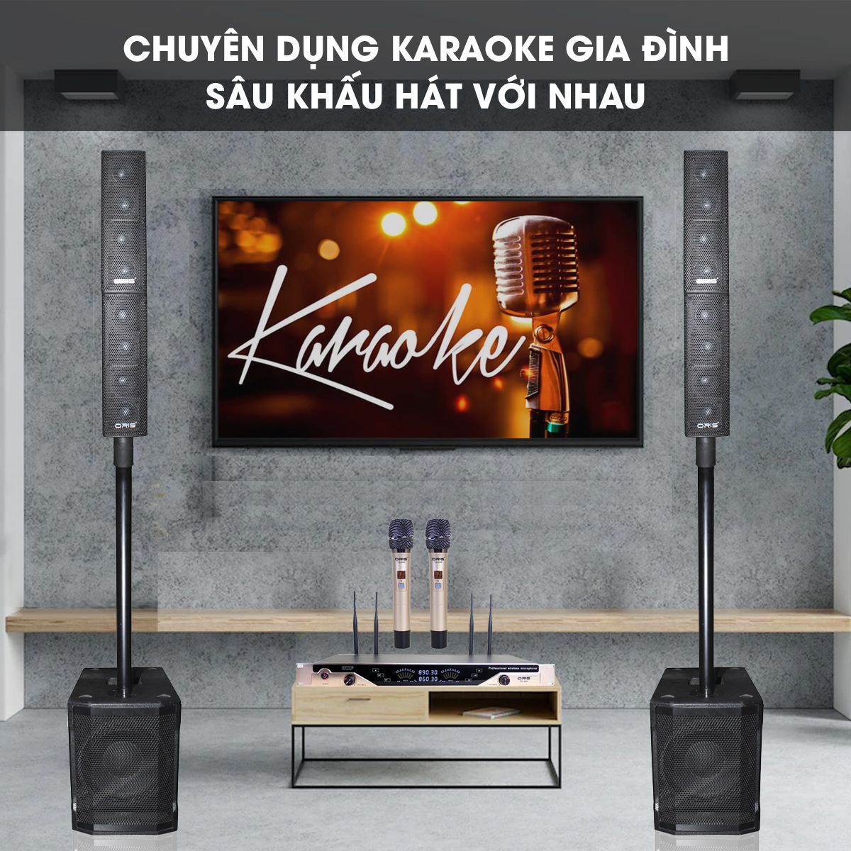 Dàn Loa Active Bluetooth tích hợp công suất chính hãng Oris E1.2 12 cô ...