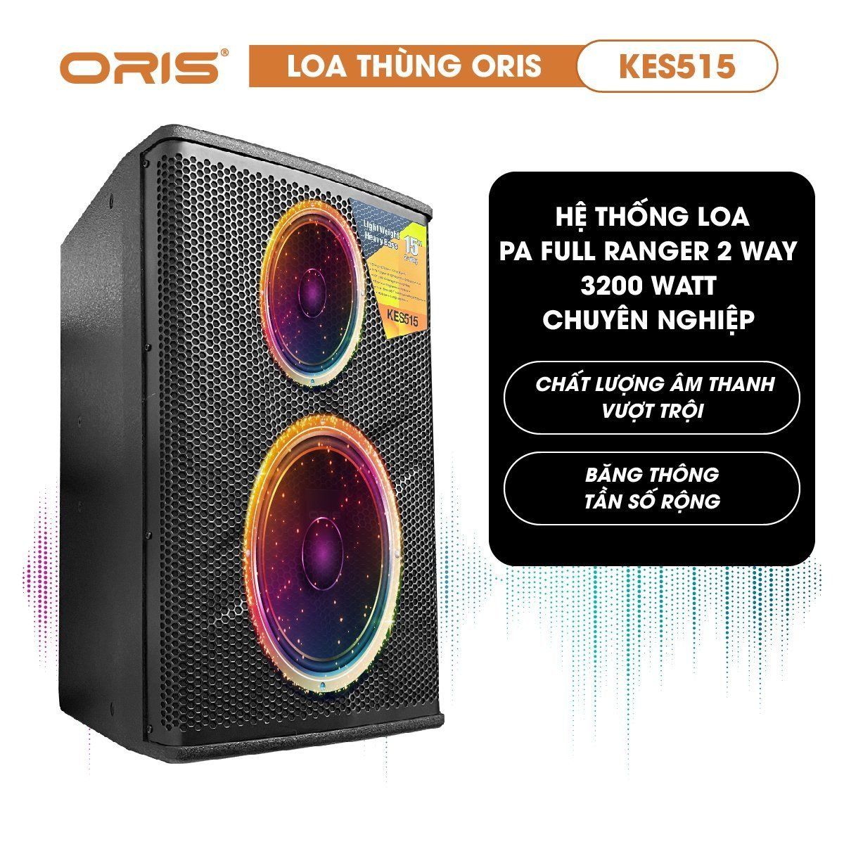Bộ Loa Full chính hãng ORIS KES 515 (KES 512), công suất lên đến 1800W ...